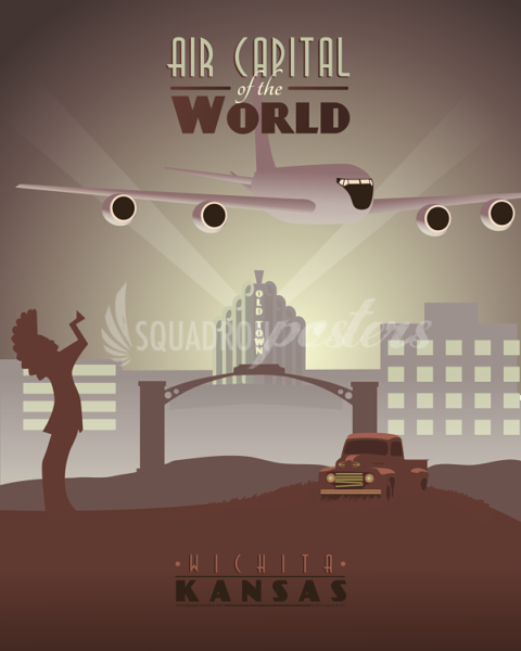 McConnell AFB KC-135 - Wichita KS - Squadron Posters