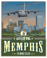 Memphis, Tennessee ANG 164 AW C-17 - Squadron Posters