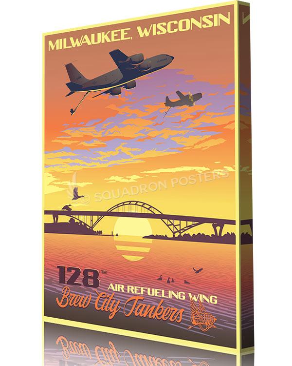 Milwaukee Wisconsin 128th ARW - Squadron Posters