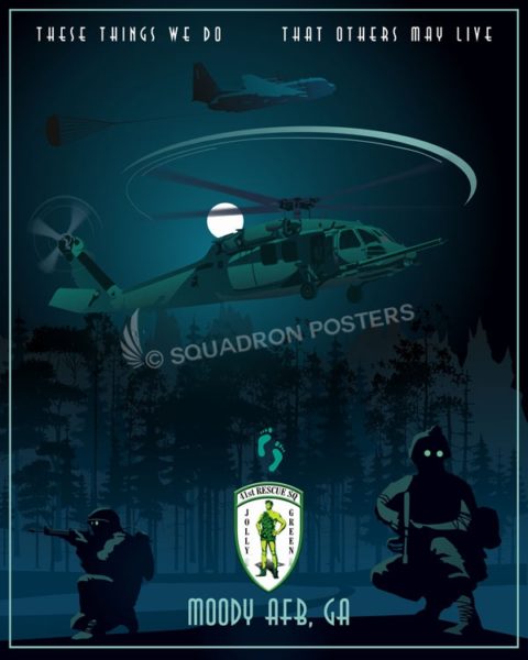 Moody AFB, 41 RQS - Squadron Posters