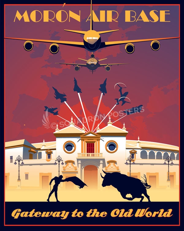 Morón Air Base KC-10 & KC-135 - Squadron Posters
