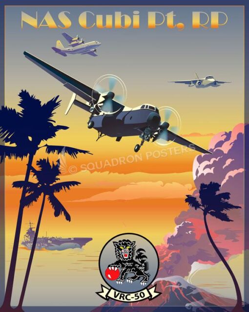 NAS Cubi Point VRC-50 - Squadron Posters