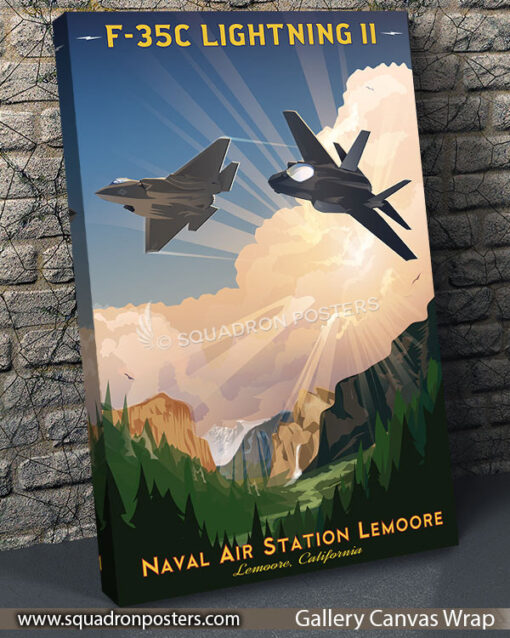 NAS Lemoore F-35C Lightning II - Squadron Posters