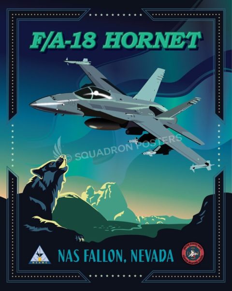 NAS Fallon - Naval Strike and Air Warfare Center - Squadron Posters