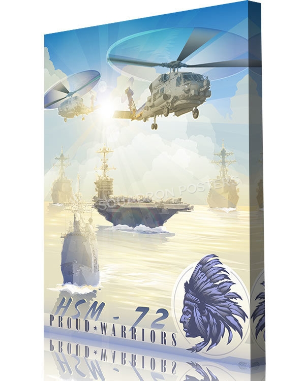 NAS Jacksonville HSM-72 SH-61r - Squadron Posters