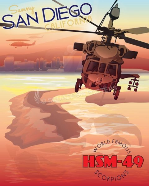 HSM-49 NAS North Island MH-60R - Squadron Posters