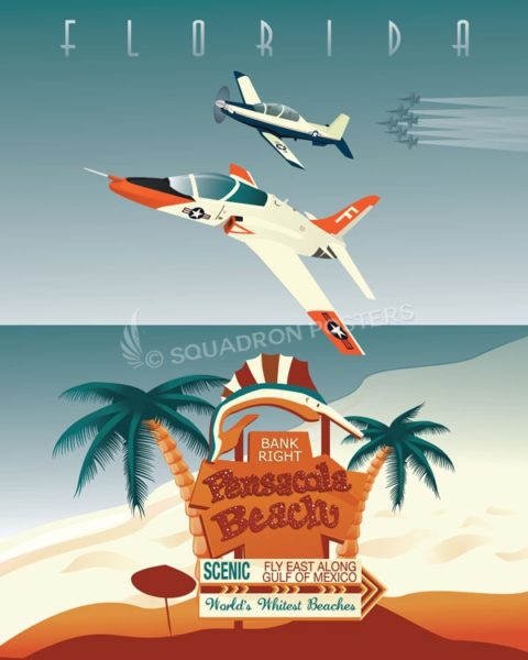 NAS Pensacola VT-86, T-45 Goshawk - Squadron Posters