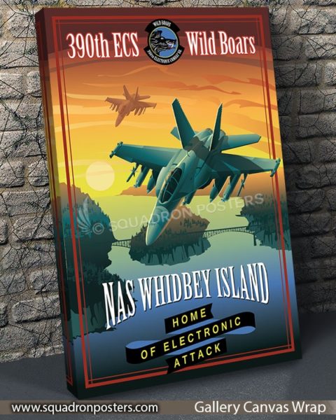 NAS Whidbey Island 390th ECS - Squadron Posters