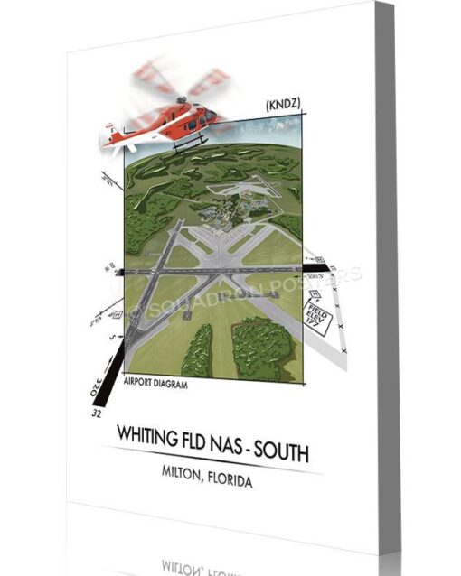 NAS Whiting Field South KNDZ Airfield Art - Squadron Posters