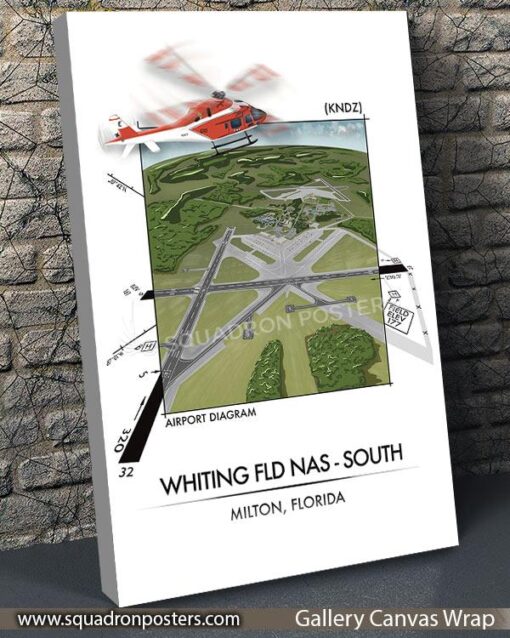 NAS Whiting Field South KNDZ Airfield Art - Squadron Posters