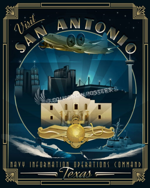 Navy Information Operations Command Texas - Squadron Posters