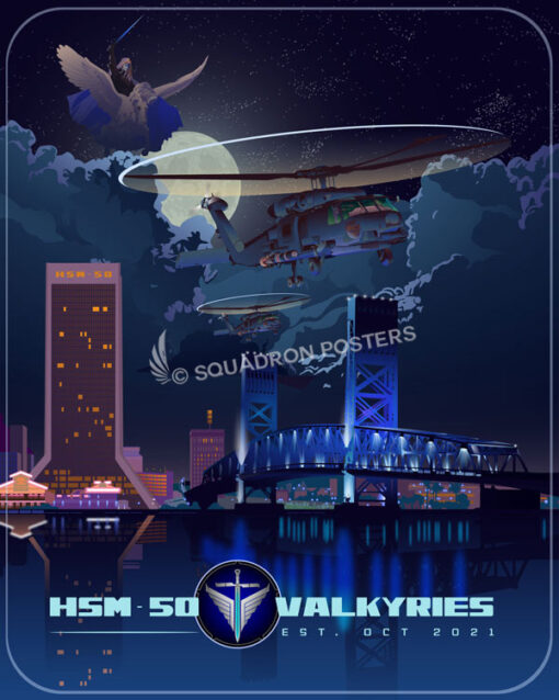 NS Mayport Florida HSM-50 - Squadron Posters