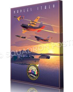 Naples Italy CTF-63 Poster Art - Squadron Posters