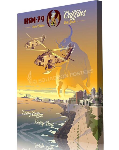 Naval Station Rota HSM-79 Art - Squadron Posters