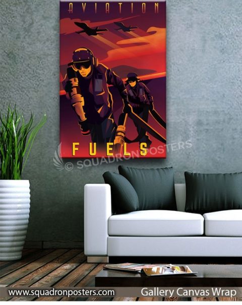 Aviation Fuels Art - Squadron Posters