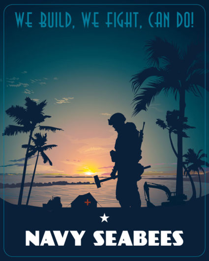 Navy Seabees - Pacific - Squadron Posters