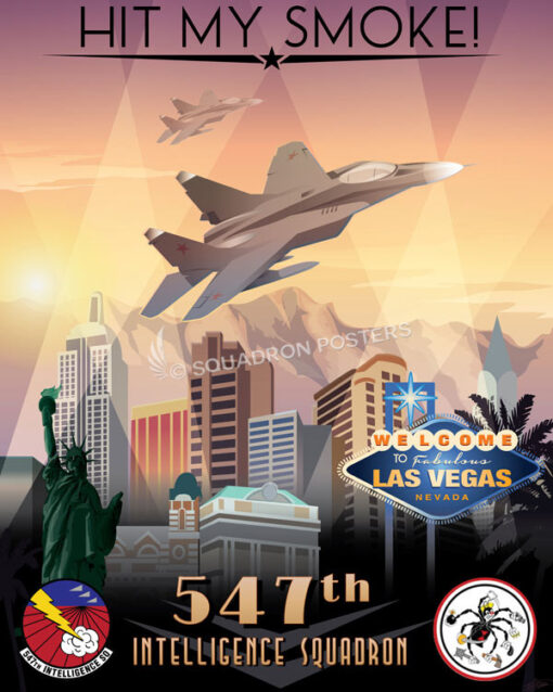 Nellis AFB 547th Intelligence Weapons Squadron - Squadron Posters