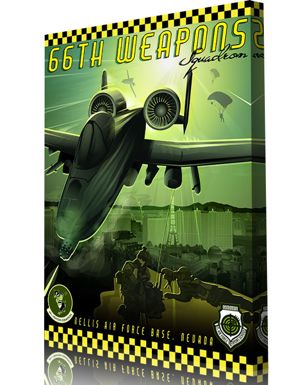 Nellis AFB 66th Weapons Squadron A-10 - Squadron Posters