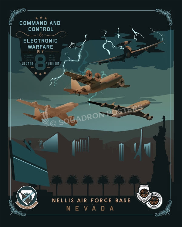 Nellis AFB 8th Weapons Squadron - Squadron Posters