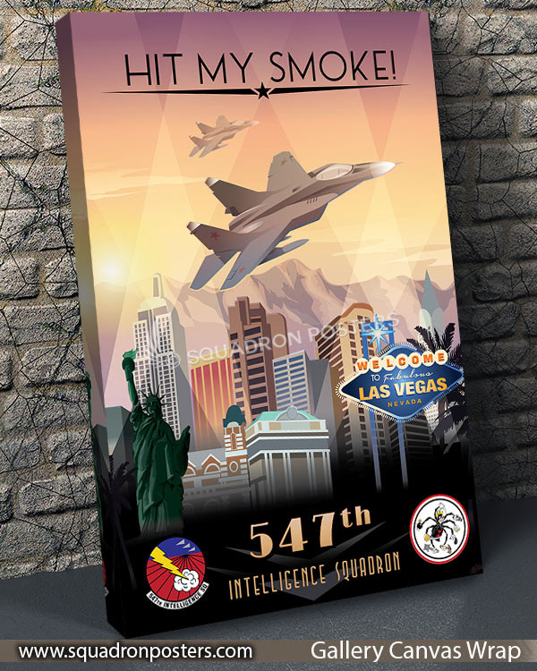 Nellis AFB 547th Intelligence Weapons Squadron - Squadron Posters