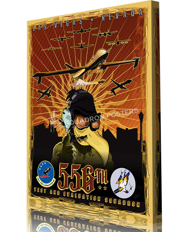 Creech AFB 556 TES MQ-9 - Squadron Posters