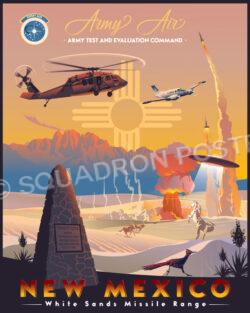 New Mexico Army Air WSMR ATEC - Squadron Posters