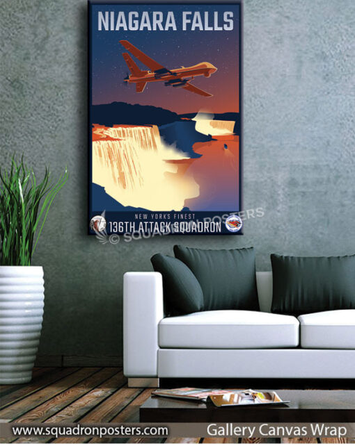 Niagra Falls New York 136th ATKS - Squadron Posters