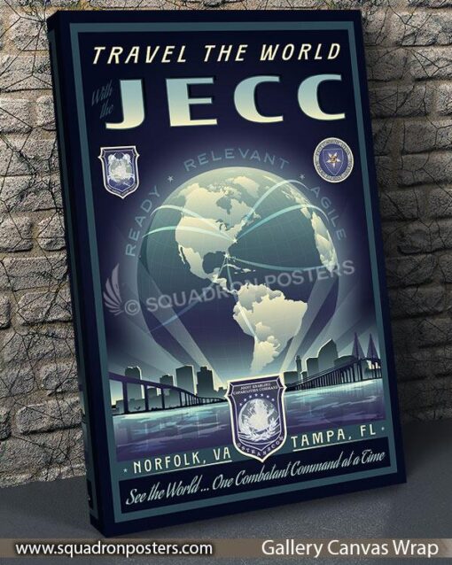 Norfolk Virginia Tampa Florida JECC - Squadron Posters