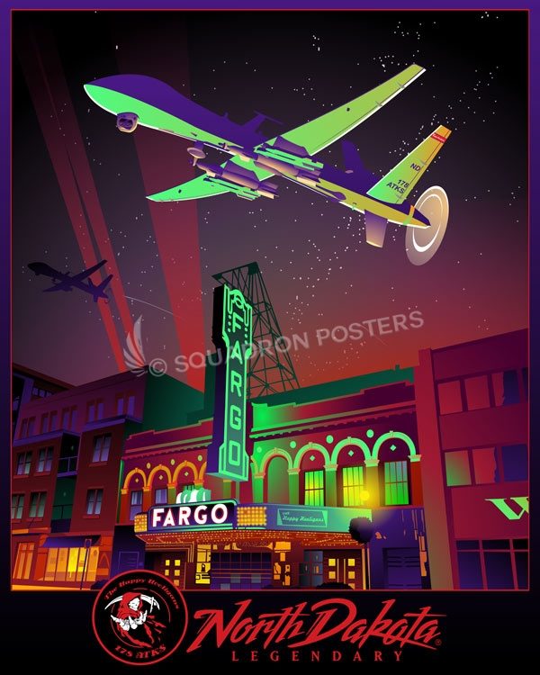 178th Attack Squadron MQ-9 - Squadron Posters