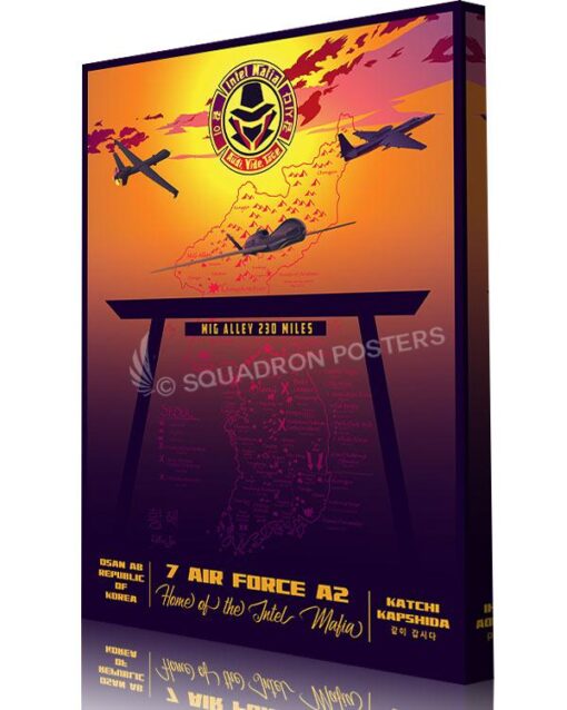 Osan AB Korea 7th AF A2 - Squadron Posters
