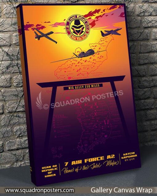 Osan AB Korea 7th AF A2 - Squadron Posters