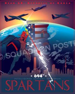 Osan AB 694th ISS - Squadron Posters