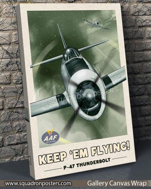 P-47 Thunderbolt - Squadron Posters
