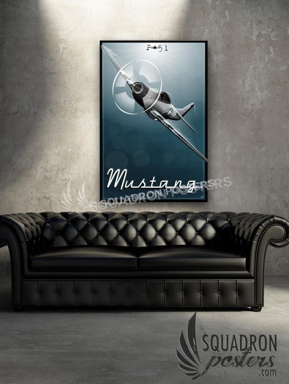 P-51 Mustang - Squadron Posters