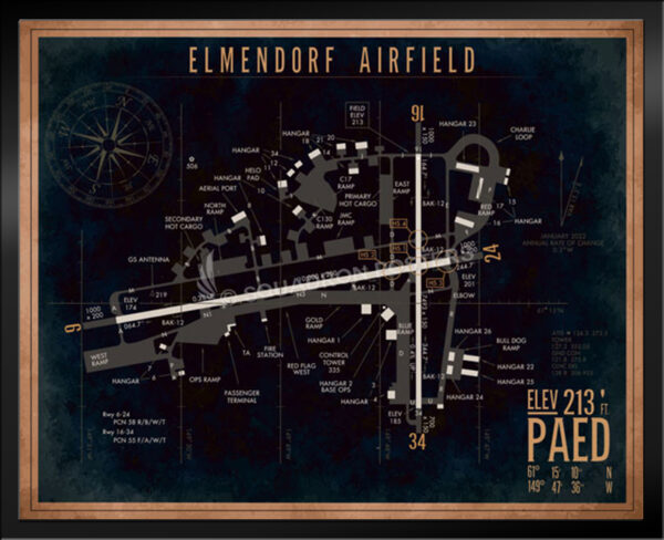 PAED Elmendorf AB Airfield - Squadron Posters