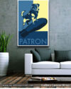 PATRON Ukraine Bomb Sniffing Dog - Squadron Posters