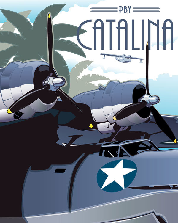 PBY Catalina Seaplane - Squadron Posters