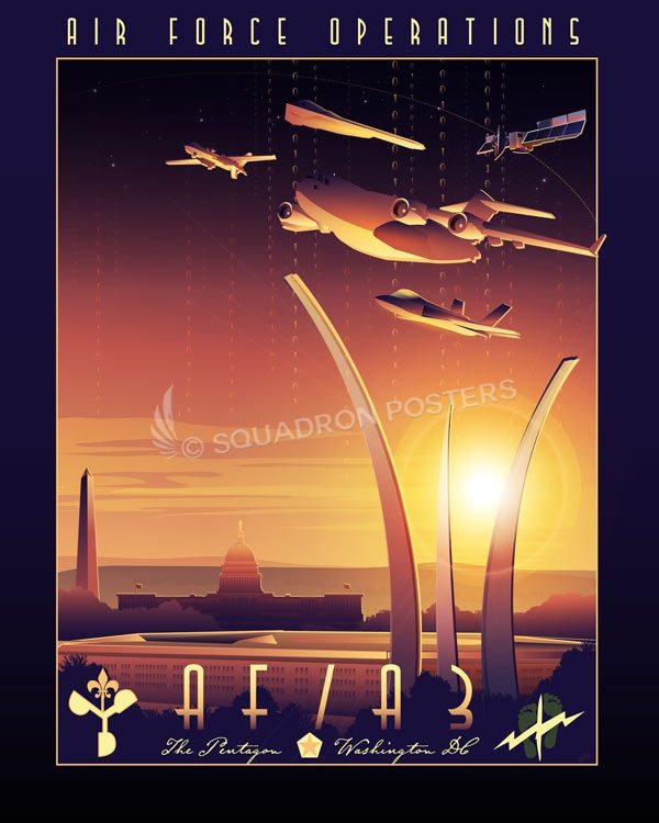 The Pentagon AF/A3 Washington D.C. - Squadron Posters