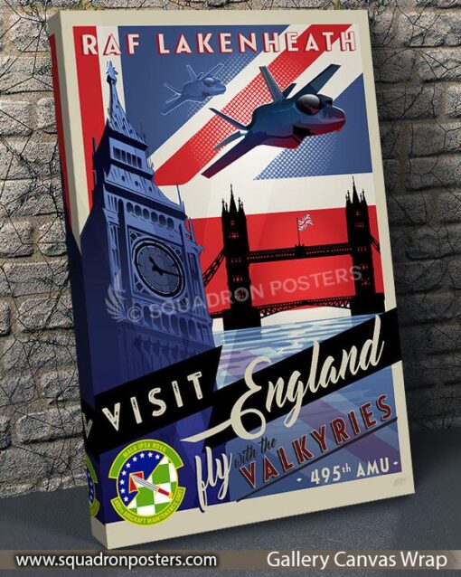 RAF Lakenheath 495th AMU - Squadron Posters
