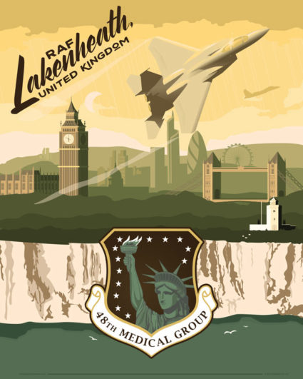 RAF Lakenheath 48th Medical Group - Squadron Posters