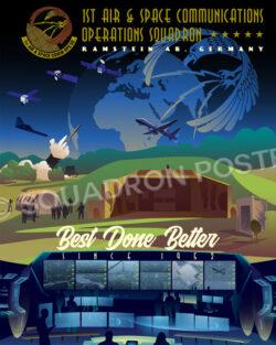 Ramstein AB 1st ACOS - Squadron Posters