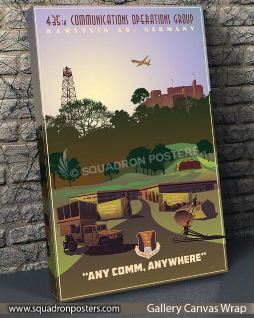 Ramstein AB 435th COG Art - Squadron Posters