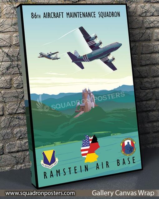 Ramstein AB 86th AMXS Art - Squadron Posters