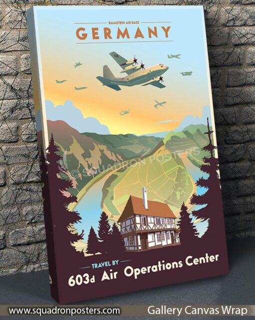Ramstein AB Germany 603d AOC - Squadron Posters