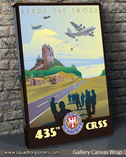 Ramstein AB Germany 435th CRSS - Squadron Posters