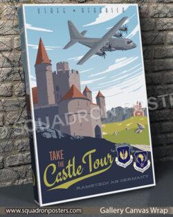Ramstein AB USAFE AFAFRICA - Squadron Posters