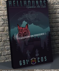 691st COS Ramstein AB Germany poster art - Squadron Posters