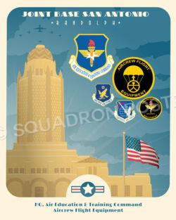 Randolph AFB HQ AETC AFE - Squadron Posters