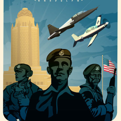 Randolph AFB 902d SFS Skyline - Squadron Posters