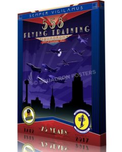 Randolph AFB 558th FTS 75th Anniversary - Squadron Posters